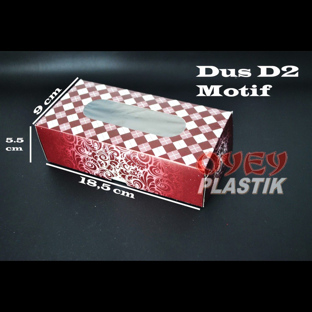 Jual (Isi 10) Dus D2 - Kotak Kue - Roti - Kardus Jajan - Box Makanan ...