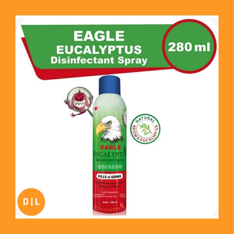 Jual Eagle Eucalyptus Disinfectant Spray 280ml | Shopee Indonesia