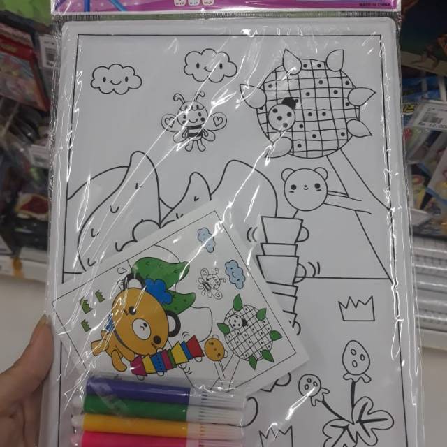 Jual Mainan Anak Belajar Mewarnai Pensil Coloring | Shopee Indonesia