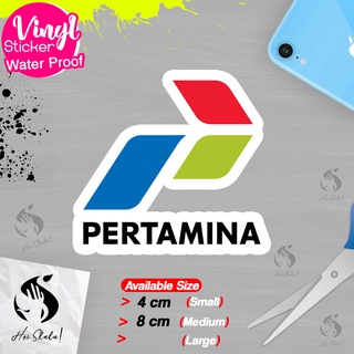 Jual Stiker Pertamina Sticker Logo Perusahaan BUMN Bahan Vinyl Anti Air ...