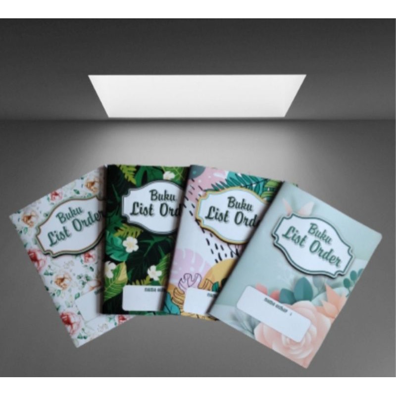 Jual Buku Olshop / LIST ORDER seukuran buku tulis ( isi +/- 96 halaman ...