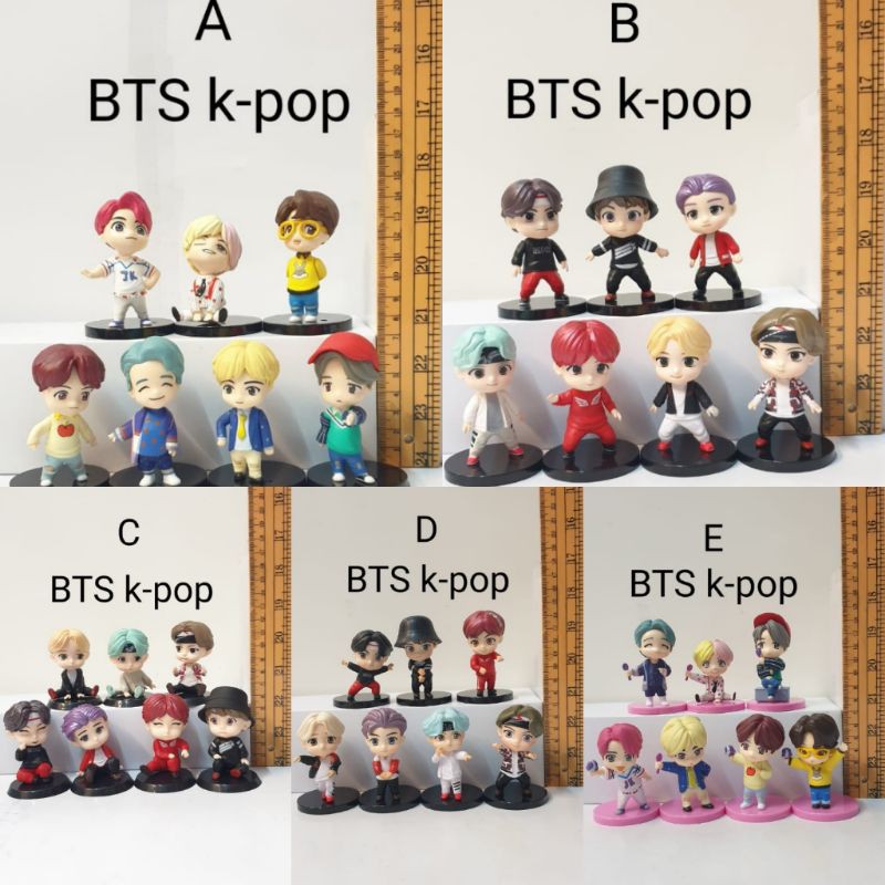 Jual Action figure BTS KPop idol set isi 7 pcs | Shopee Indonesia