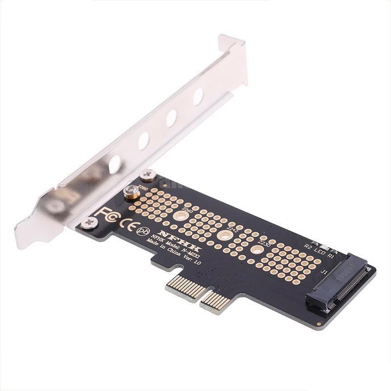 Jual ADAPTER SSD M.2 NVME M KEY TO PCIe x1 WITH BRACKET | Shopee Indonesia
