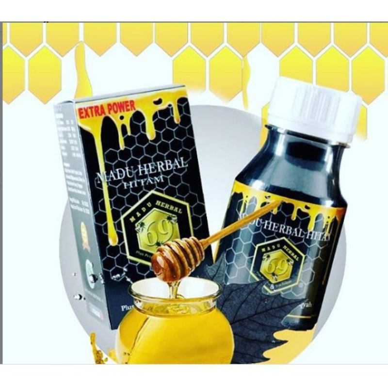 Jual Madu Herbal Hitam 69 & Madu Herbal Manis Aulia 69 350 Gram ...