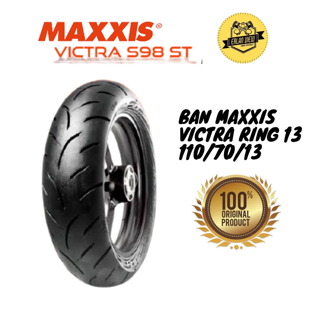 Jual Ban Maxxis NMAX 130 70 RING 13 BELAKANG VICTRA S98 ST Tubless ...