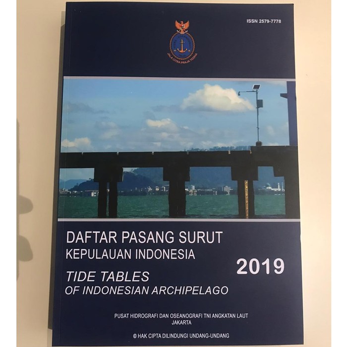 Jual Buku Pelayaran Daftar Pasut Pasang Surut Kepulauan Indonesia 2019 | Shopee Indonesia