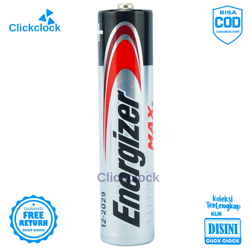 Jual Batu Baterai Jam Dinding Energizer AAA Perlengkapan Rumah Tangga ...