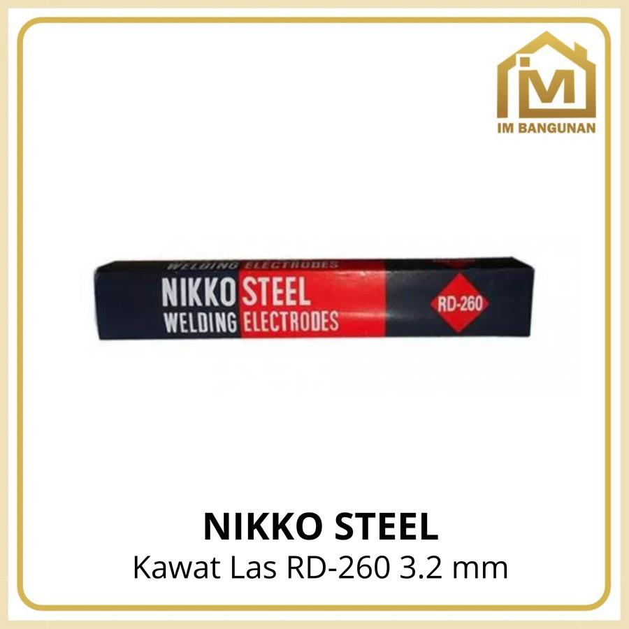 Jual Kawat Las Nikko Steel RD-260 3.2 mm / RD 260 3.2 mm | Shopee Indonesia