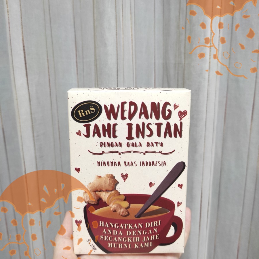 Jual Wedang Jahe Instan RNS Dengan Gula Batu / Instant Ginger Tea RNS ...