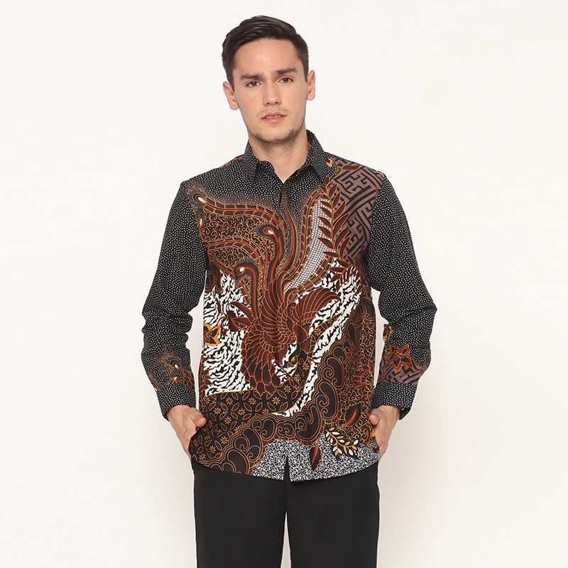 Jual My Aksa Batik Kemeja Pria Panjang Charlie Carrol | Shopee Indonesia