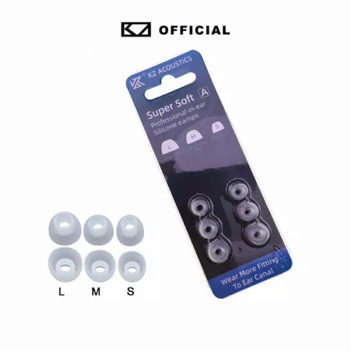 Jual KZ Eartips KZ Silicone Eartips Super Soft Karet Telinga untuk KZ ...