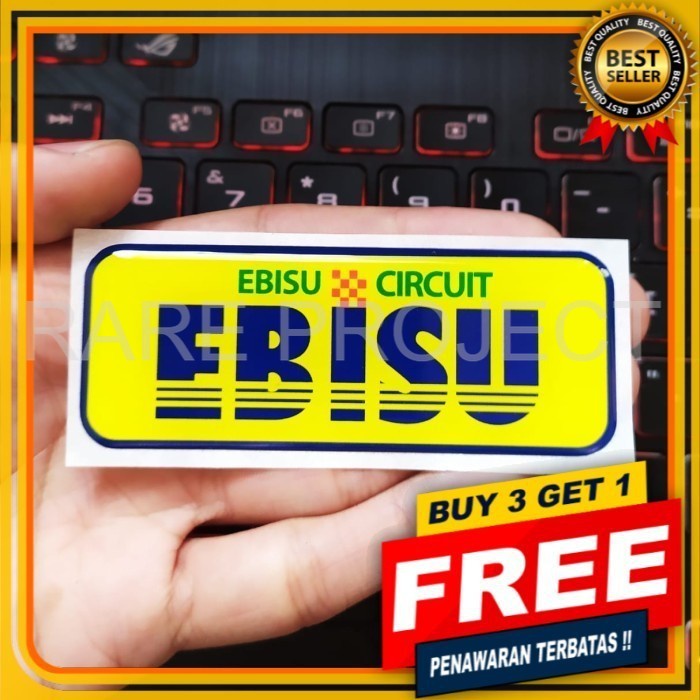 Jual EBISU CIRCUIT EMBLEM STIKER TIMBUL STIKER IMPORT STIKER MOBIL ...