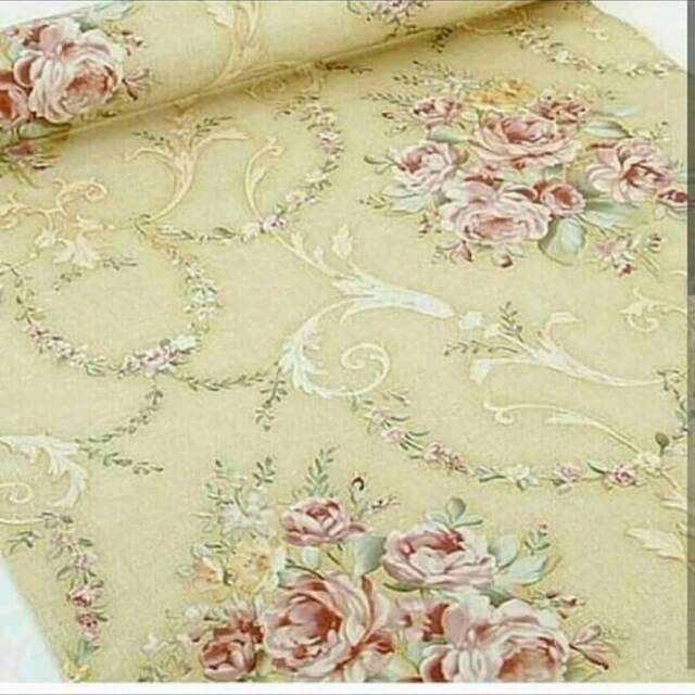 Jual Wallpaper sticker batik krem | Shopee Indonesia
