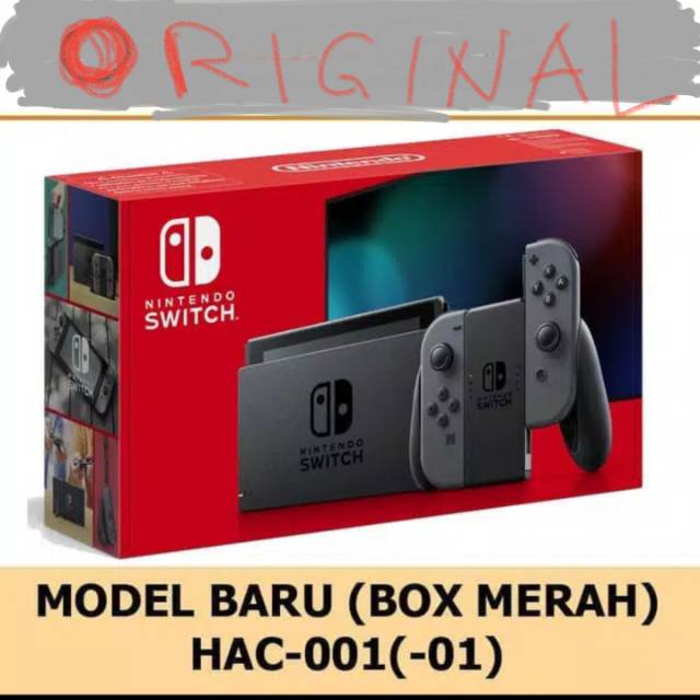 Jual Original Nintendo switch model NEW HAC-001[01] | Shopee Indonesia