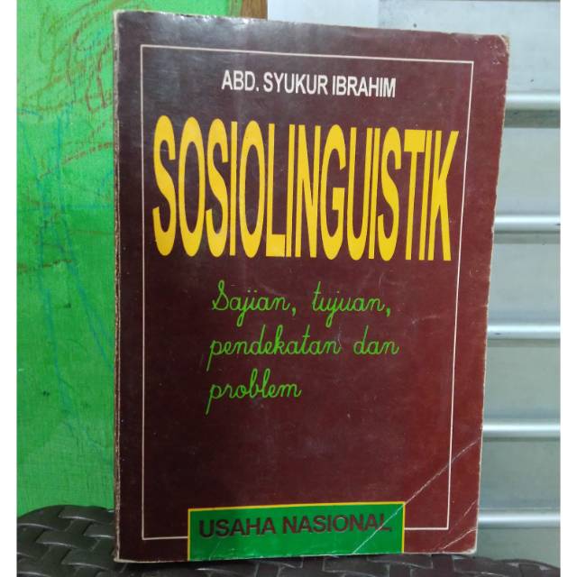 Jual SOSIOLINGUISTIK oleh ABD SYUKUR IBRAHIM | Shopee Indonesia