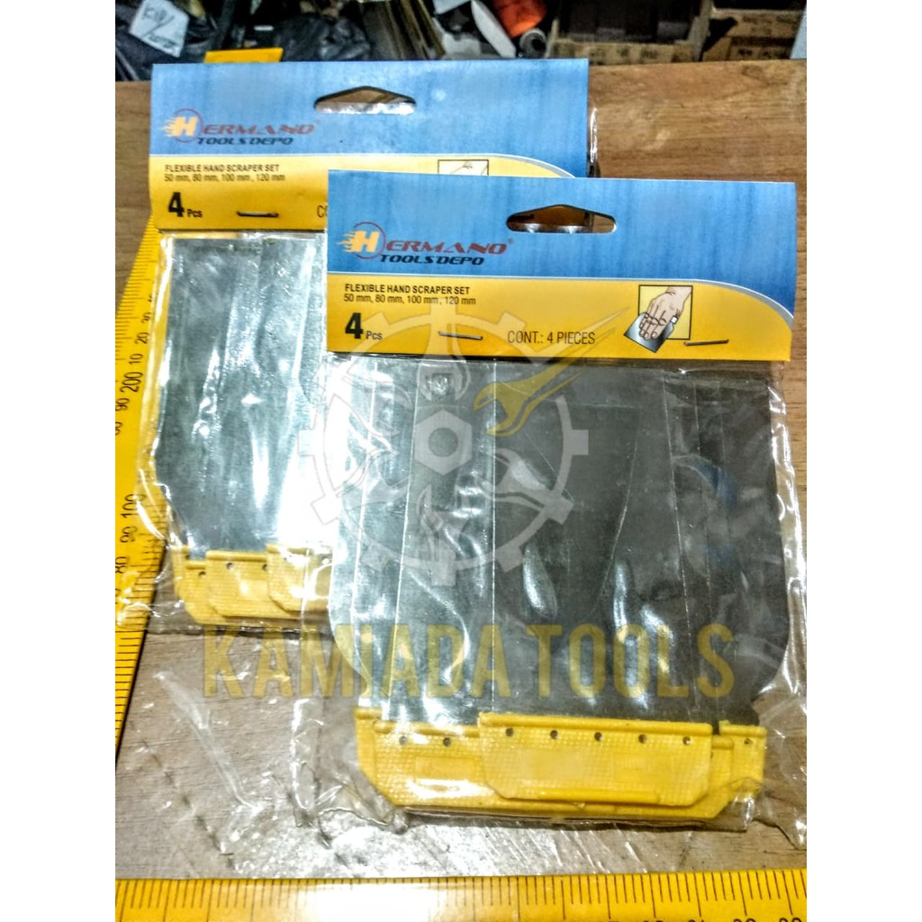 Jual Skrap Dempul Set HERMANO/ Kape Set HERMANO/ Scraper Set HERMANO ...