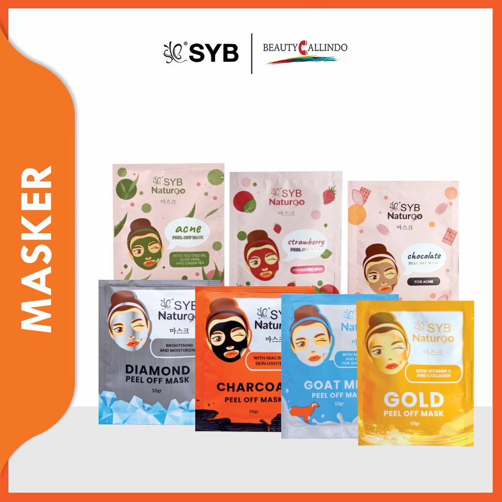 Jual SYB Natur90 Peel Off Mask Sachet - Varian Masker Wajah Lengkap ...