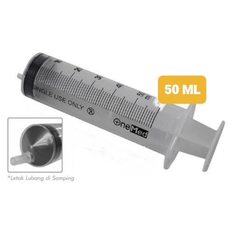 Jual Spuit / Syringe / Suntikan & Jarum runcing 50ml 50 ml / 50cc 50 cc ...