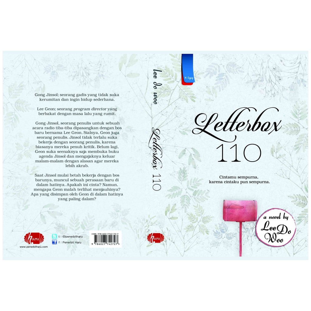 Jual Novel | Letterbox 110 | Lee Do Woo | Penerbit Haru | Buku Romance ...