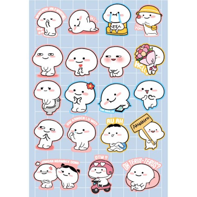 Jual STIKER LUCU | STIKER AESTHETIC | STIKER DIARY | Shopee Indonesia