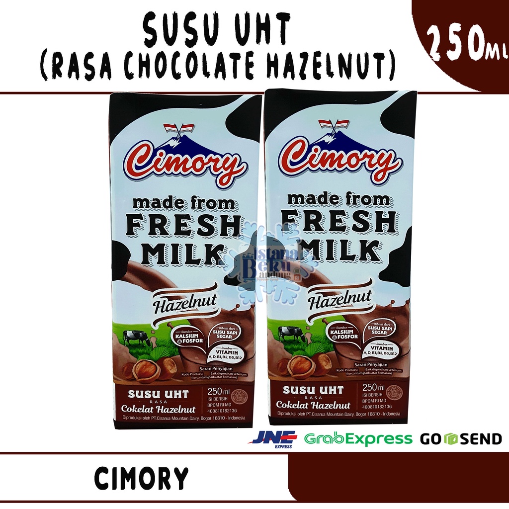 Jual Cimory Susu UHT Chocolate Hazelnut 250ml | Shopee Indonesia