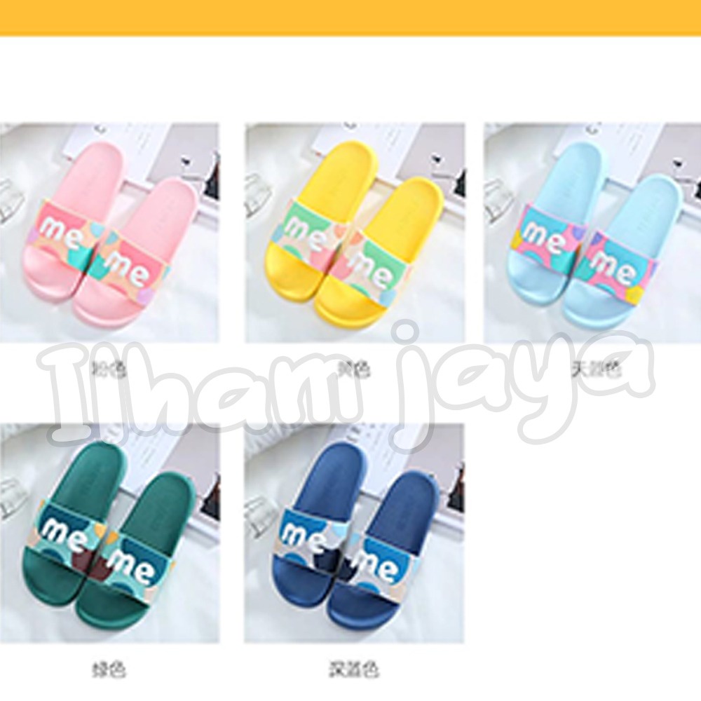 Jual Promo 06-06 SHOPEE TERMURAH!!!Sandal Cwe Slop Karet ME Slop ME ...