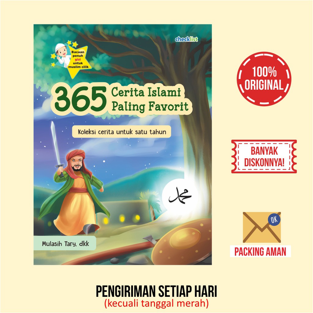 Jual Buku Anak Islam 365 Cerita Islami Paling Favorit Bergambar Full Color | Shopee Indonesia