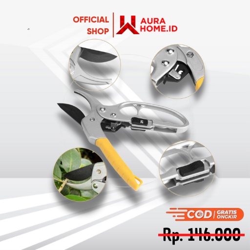 Jual Gunting Taman Ranting Garden Pruning Shear Scissors / Gunting ...