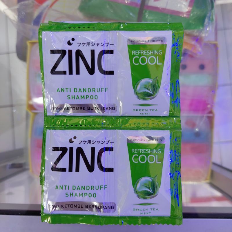 Jual SHAMPOO ZINC DOUBLE SACHET 1 RENCENG | Shopee Indonesia