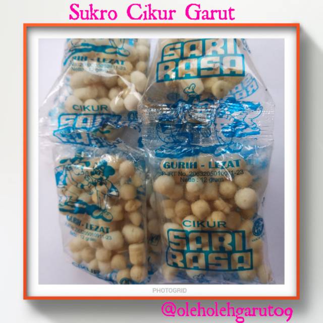 Jual Sukro Cikur Garut Satu Renceng isi 10 bungkus Oleh Oleh Garut ...