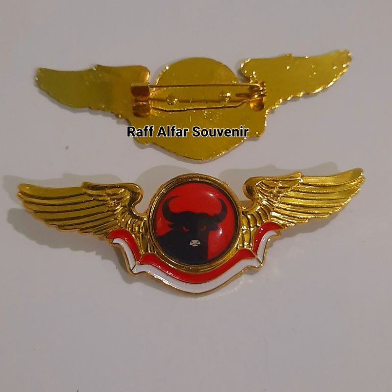 Jual PIN PARTAI PDI PERJUANGAN MODEL WING | Shopee Indonesia