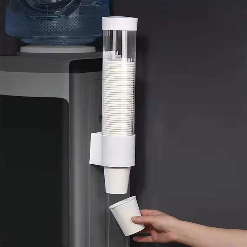 Jual PAPER CUP Dispenser Plastic Holder Anti Dust tempat gelas cup ...