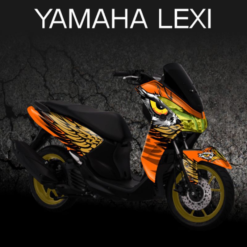 Jual Decal stiker variasi motor Yamaha Lexi full body | Shopee Indonesia