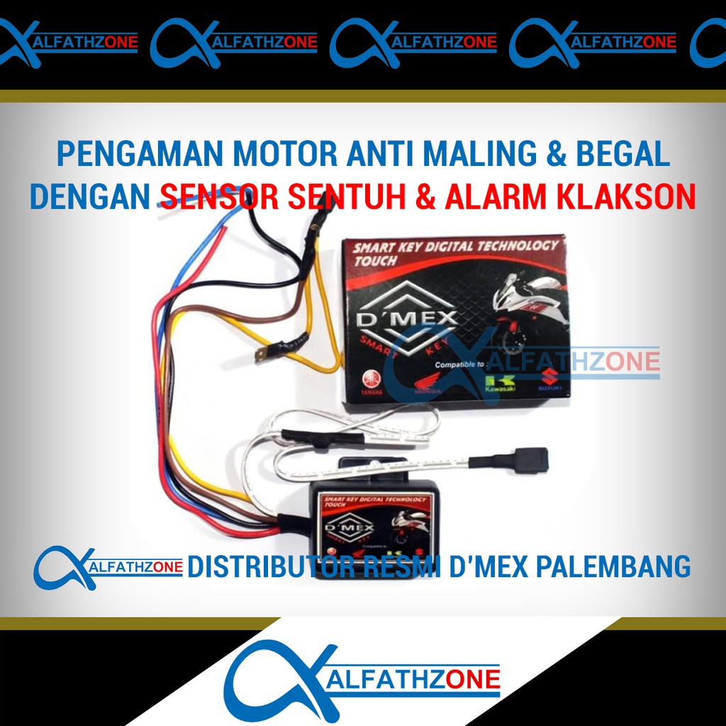 Jual DMEX SENSOR SENTUH ANTI MALING DAN BEGAL DENGAN ALARM KLAKSON MOTOR MURAH | Shopee Indonesia