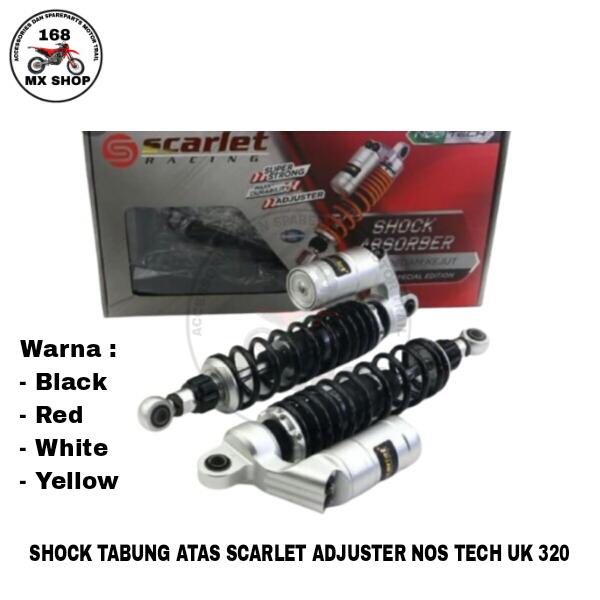 Jual SHOCK ABSORBER SHOKBREAKER TABUNG ATAS SCARLET ADJUSTER NOS TECH ...