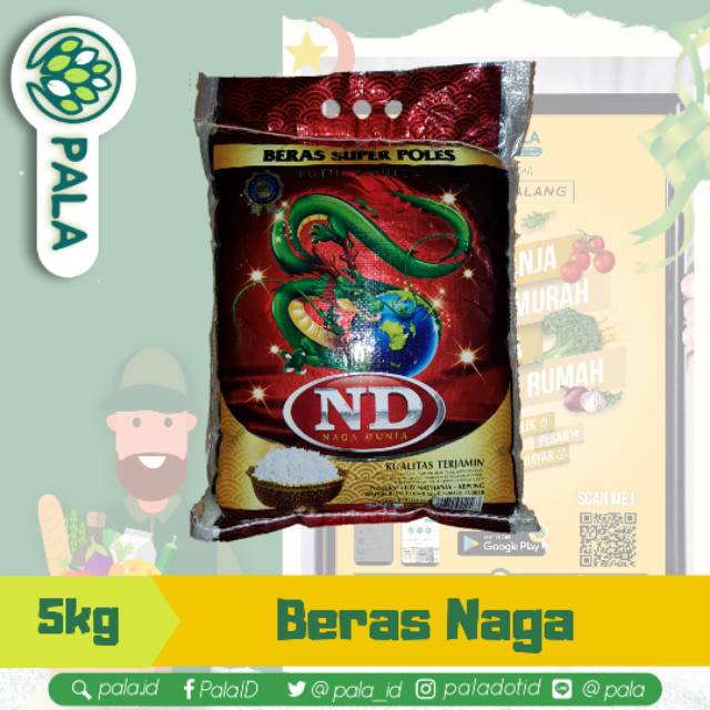 Jual Beras Naga 5kg Malang | Shopee Indonesia