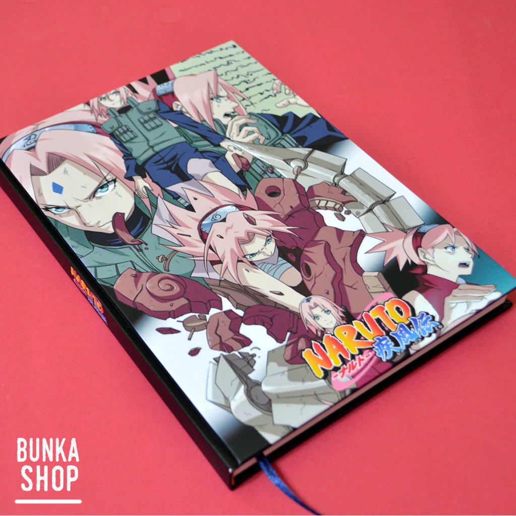Jual Note Book Anime Naruto Sakura Haruno Hardcover A5 Jurnal Agenda ...