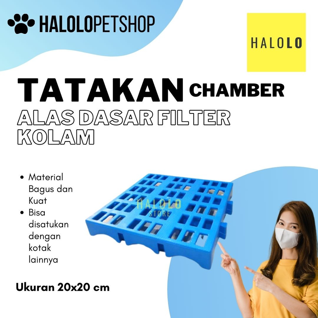 Jual Tatakan Chamber Alas Dasar Media Filter Kolam Ikan 20x20 cm | Shopee Indonesia