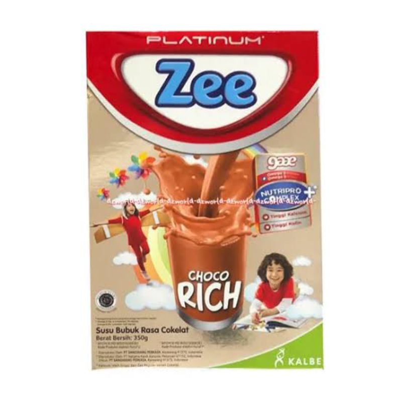 Jual Zee Platinum powder Choco Rich 350gram | Shopee Indonesia