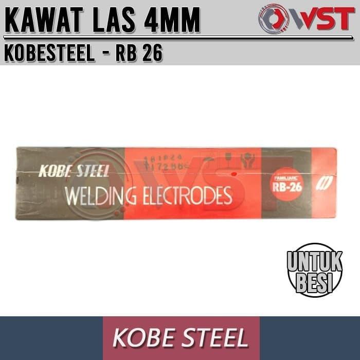 Jual Kawat Las Rb26 4Mm X 350 Mm 5 Kilo Kobe Steel / Rb 26 4 Mm | Shopee Indonesia