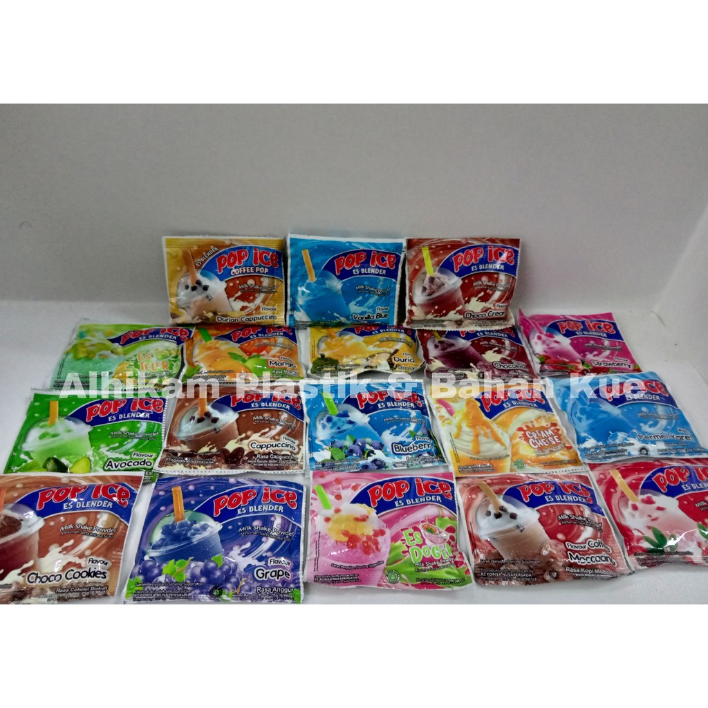 Jual Pop Ice Popice Renceng All Variant 25g (10 pcs) | Shopee Indonesia