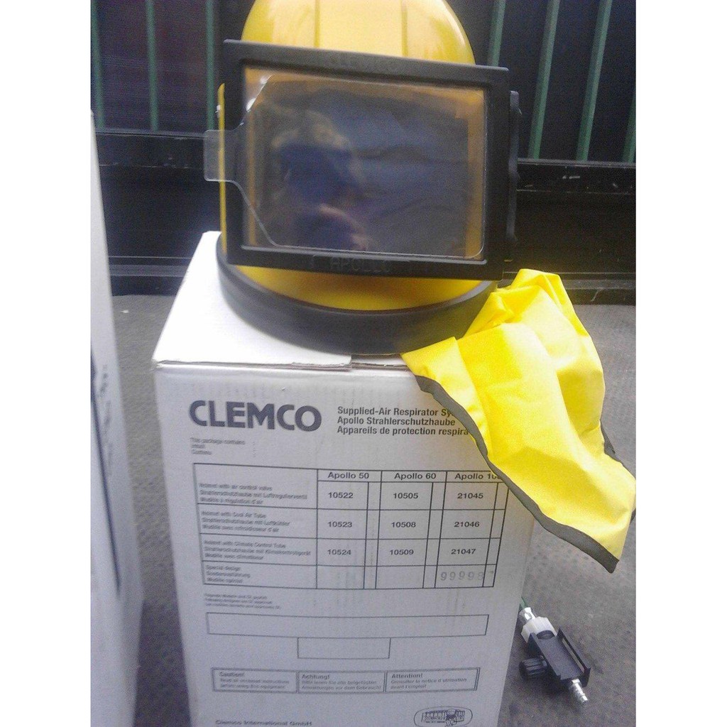 Jual Helm Sandblasting APOLLO 100 CLEMCO toolbox | Shopee Indonesia