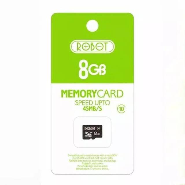 Jual Original Robot Micro SD SDHC TF 8GB 8 GB Kelas 10 Memory Card ...