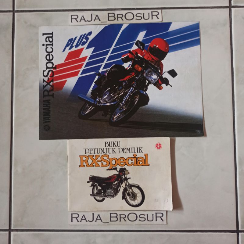Jual Buku petunjuk pemilik/Manual book + Poster brosur katalog leaflet Yamaha RX Special/RX S ...
