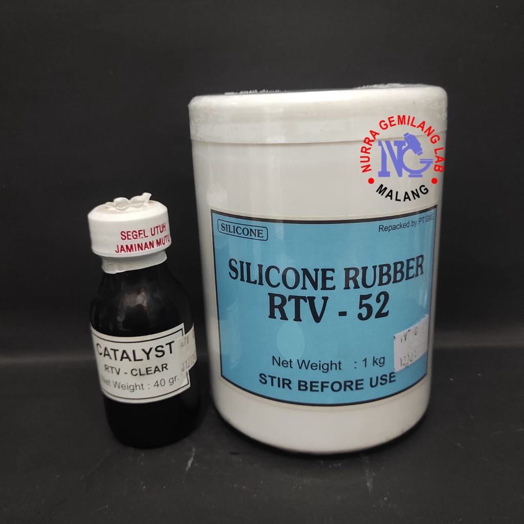 Jual Silicone Rubber RTV-48 RTV 52 plus catalys | Shopee Indonesia