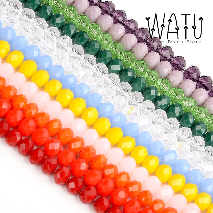 Jual Manik Kristal Ceko 4mm/6mm/8mm Doff Bening | Shopee Indonesia