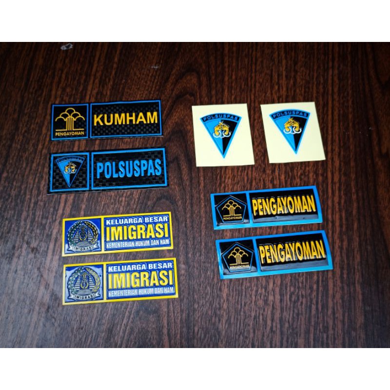 Jual stiker plat nomer imigrasi kumham polsuspas pengayoman | Shopee ...