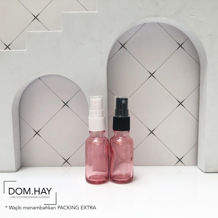 Jual Botol Spray Kaca Pink 20ml Bottle Luxury Elegant Face Mist Hand ...