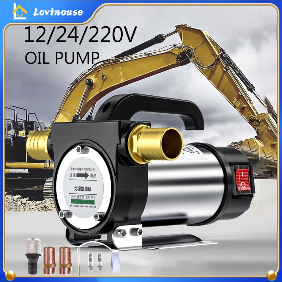 Jual Pompa Minyak Stanlis Dc 12Volt 24Volt Solar Elektrik Diesel Transfer Pump 580W Oil Pump 60L ...