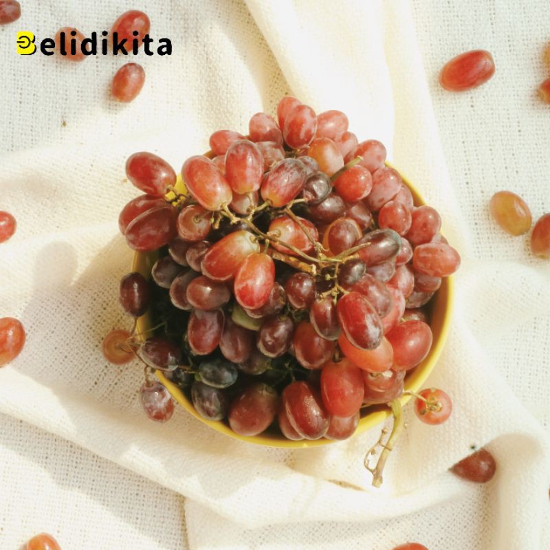 Jual Anggur Crimson Seedless | Anggur Merah Tanpa Biji | Shopee Indonesia